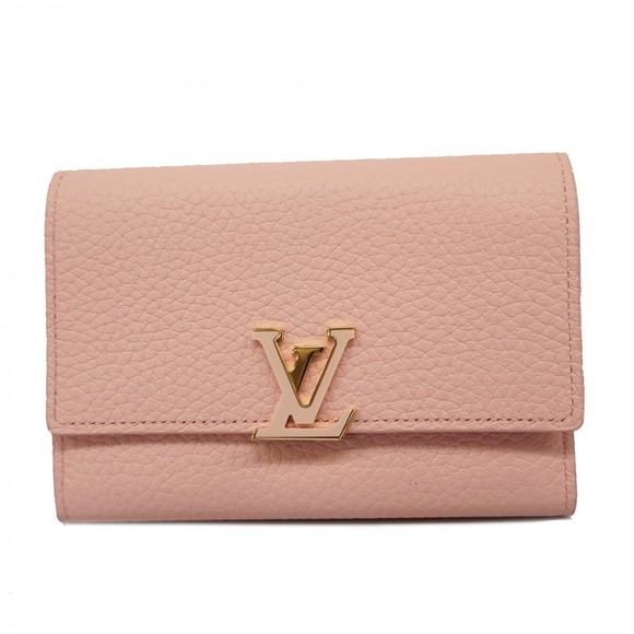 Louis Vuitton | Bags | Louis Vuitton Capucine Compact Trifold Wallet ...